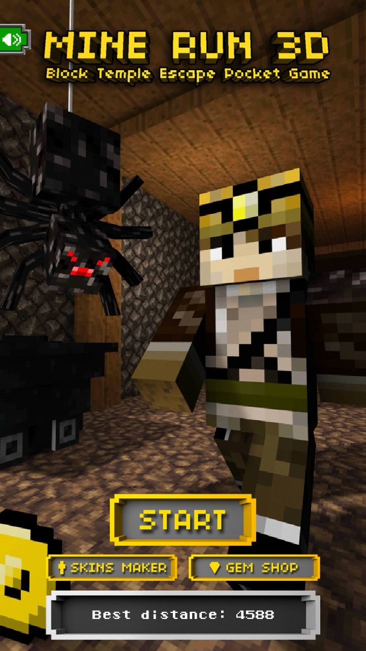 【試玩】《Mine Run 3D》在無止盡的地城中閃躲怪物與陷阱《Mine Run 3D - Escape 2 Temple》 - 巴哈姆特