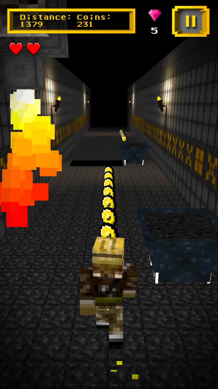 【試玩】《Mine Run 3D》在無止盡的地城中閃躲怪物與陷阱《Mine Run 3D - Escape 2 Temple》 - 巴哈姆特