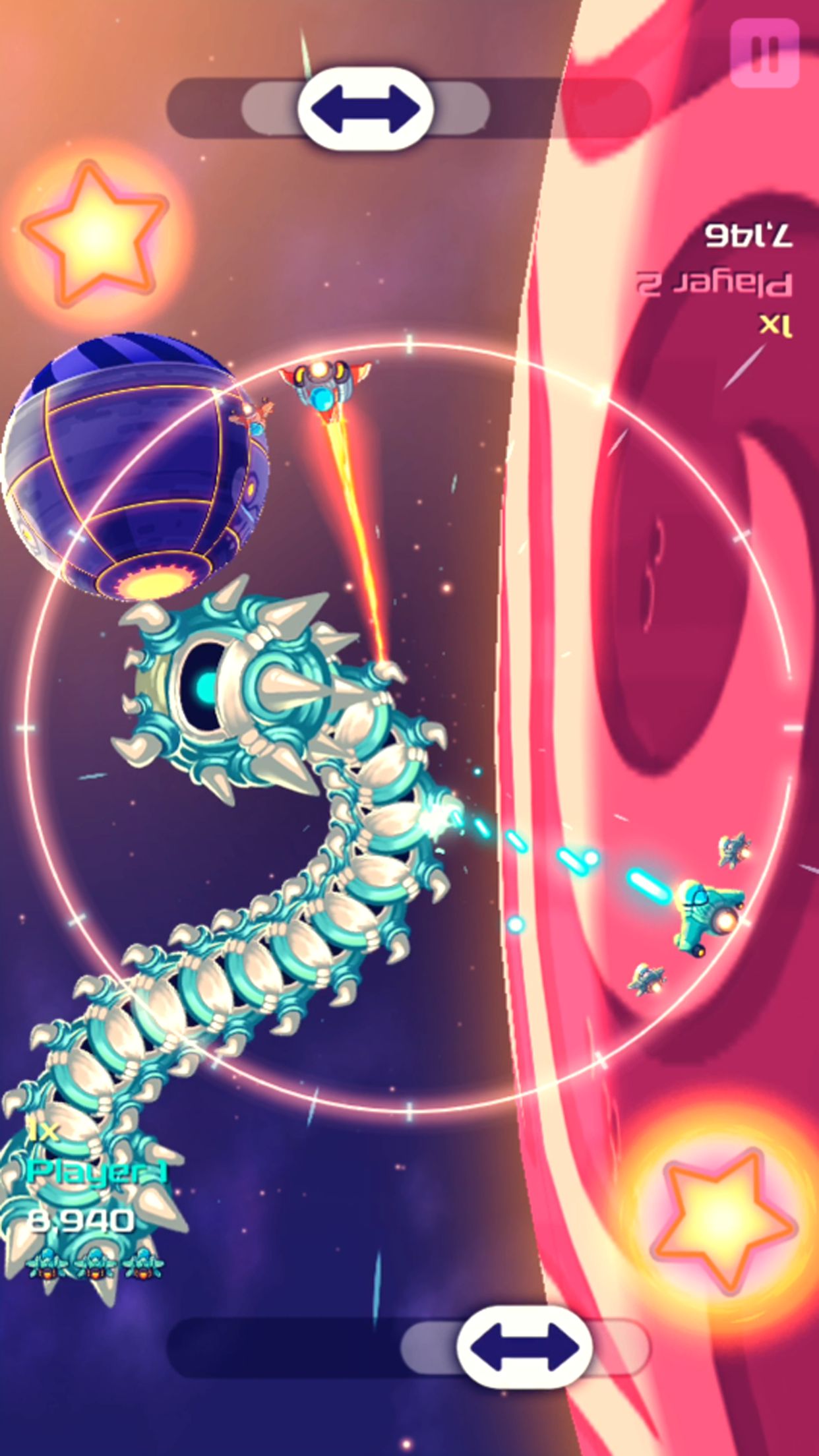 雙人同樂戰機射擊遊戲《Space Cycler》正式上架 全新遊戲畫面公開《Space Cycler》 - 巴哈姆特