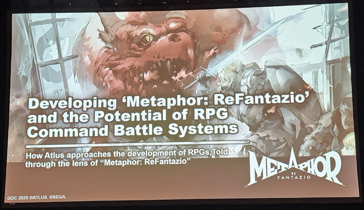 【GDC 25】ATLUS 的 RPG 為何有惡魔級難度卻好玩？《暗喻幻想》挑戰重構指令式戰鬥《Metaphor: ReFantazi》 - 巴哈姆特
