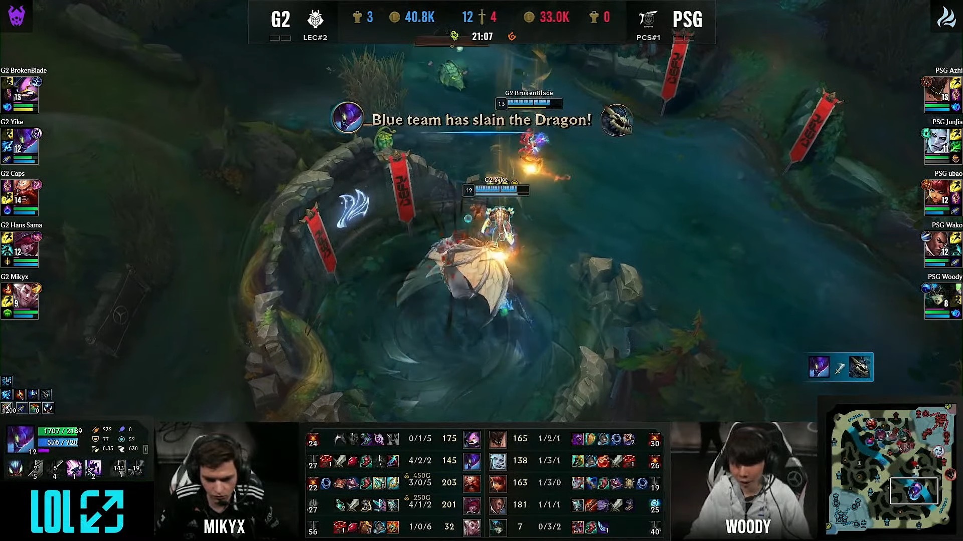 《英雄聯盟》MSI 入圍賽 G2 直落二擊敗 PSG PSG 預定 6 日於敗部組賽事力拼晉級資格《League of Legends》 - 巴哈姆特