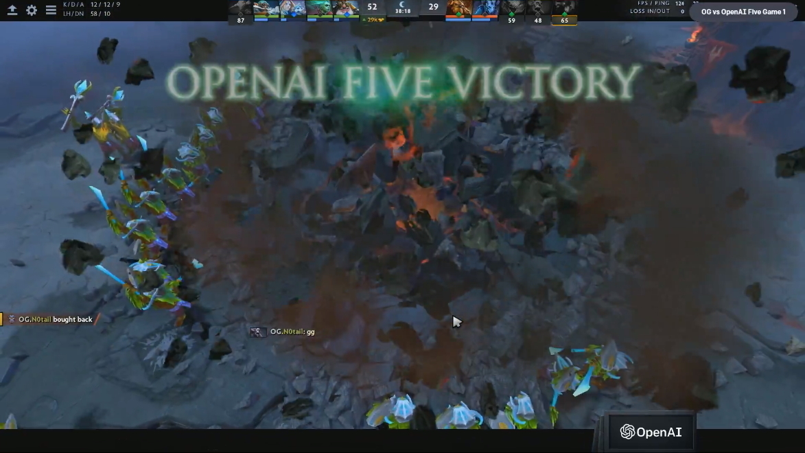 人工智慧 OpenAI 擊潰《Dota 2》世界冠軍 OG 開放玩家體驗與 OpenAI Five 對抗或合作《Defense of the Ancients 2》 - 巴哈姆特