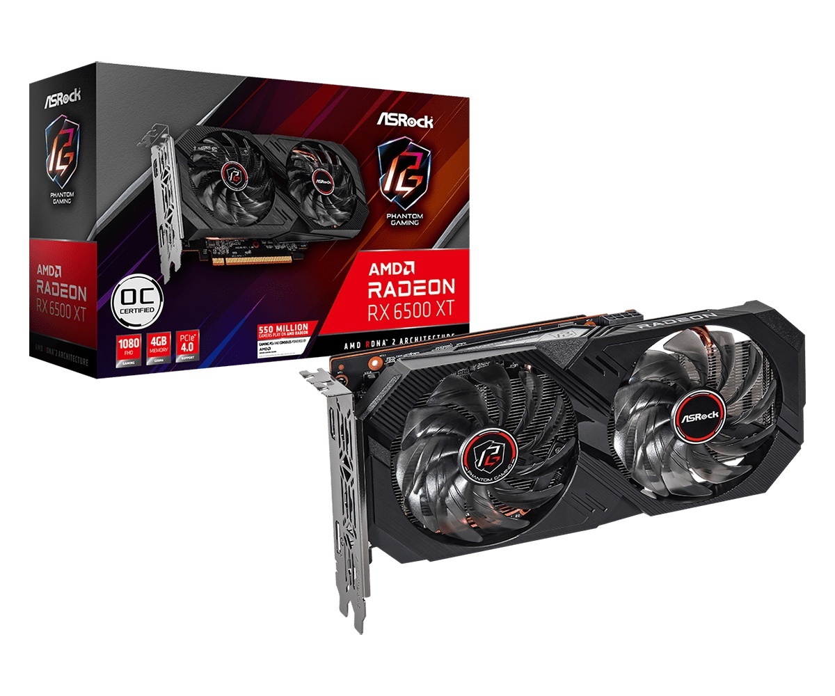 華擎發表 Phantom Gaming 和 Challenger 系列 AMD Radeon RX 6500 XT 顯示卡 - 巴哈姆特