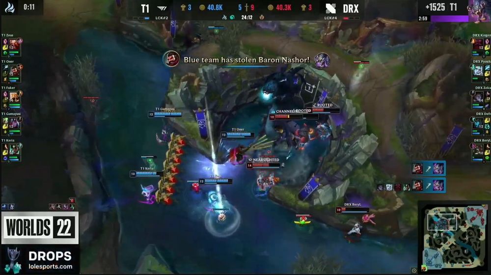 入圍賽隊伍的進擊！《英雄聯盟》DRX 3:2 擊退 T1 奪下 2022 世界大賽冠軍寶座《League of Legends》 - 巴哈姆特