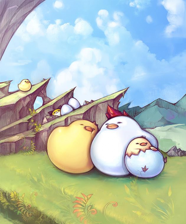 國產益智新作《Chicken Scramble》首次曝光 扮演手繪風格小雞成長《Chicken Scramble》 - 巴哈姆特