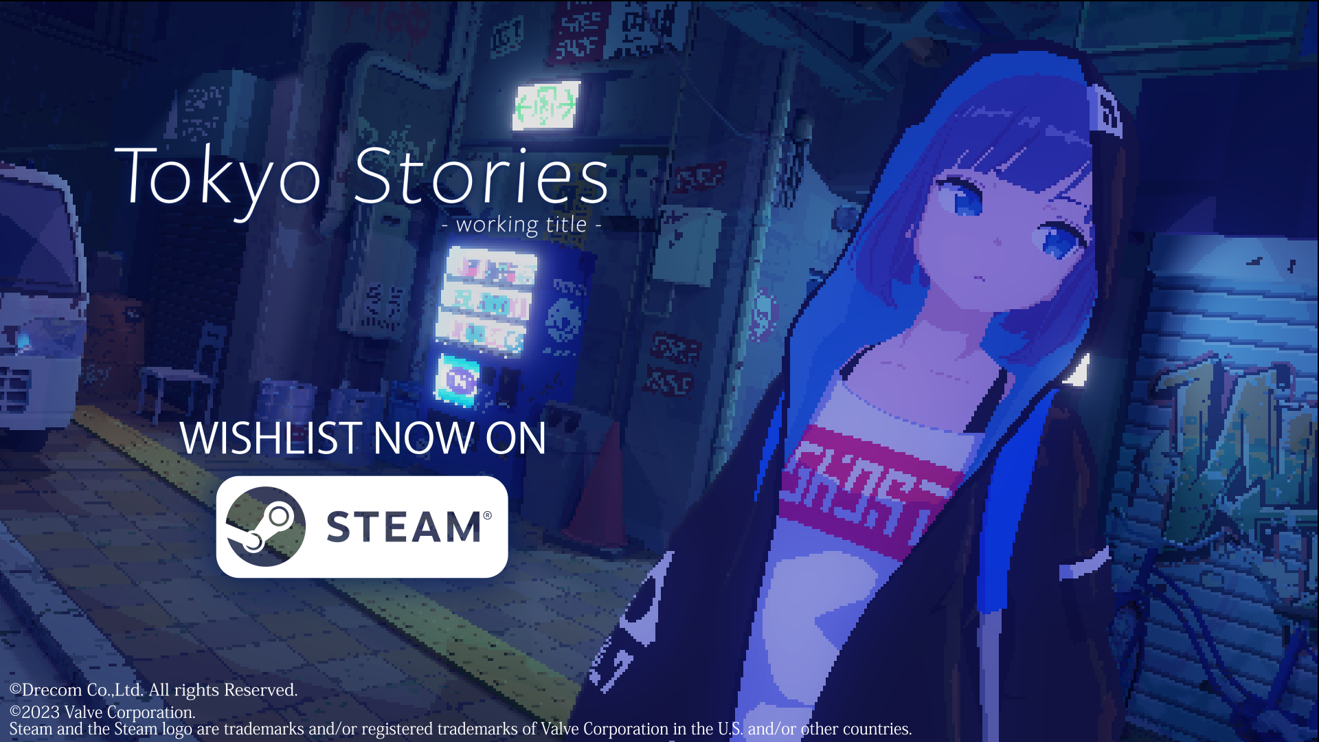 【TpGS 23】融合像素與 3D 視覺表現的新作《東京敘事集》公開 Steam 頁面《Tokyo Stories》 - 巴哈姆特