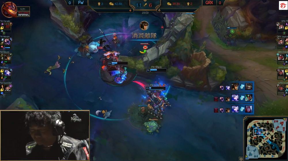 《英雄聯盟》隊伍 FW 閃電狼大勝 GRX 奪下 2018 LMS 春季冠軍寶座與 MSI 出賽資格《League of Legends》 - 巴哈姆特