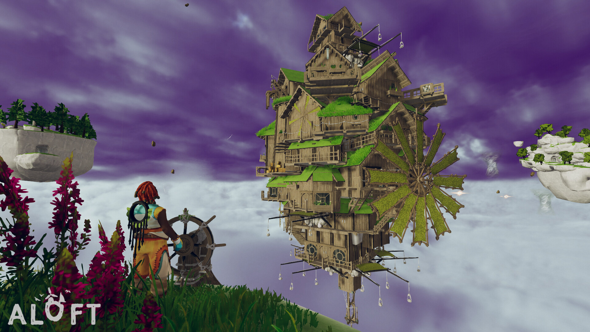 以浮空島為背景的沙盒生存遊戲《Aloft》釋出試玩版 抵禦真菌威脅、努力恢復空中生態《Aloft》 - 巴哈姆特