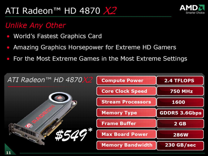 AMD 發表配備雙 GPU 的頂級繪圖卡產品「ATI Radeon HD 4870 X2」 - 巴哈姆特