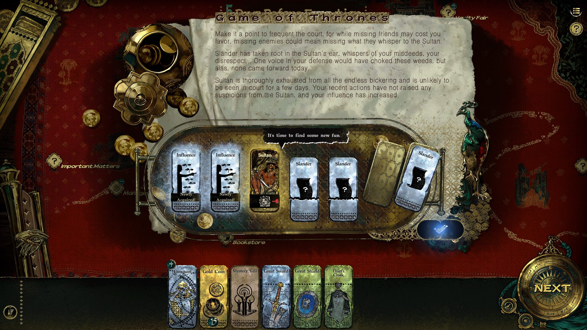 策略新作《蘇丹的遊戲》公開 完成七天挑戰、逃離被斬首的命運！《Sultan's Game》 - 巴哈姆特