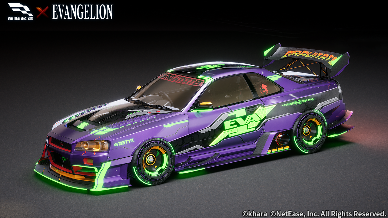 《巔峰極速》×《EVANGELION》聯動上線 動畫人氣角色與聯動車輛套件同步上線《Racing Master》 - 巴哈姆特