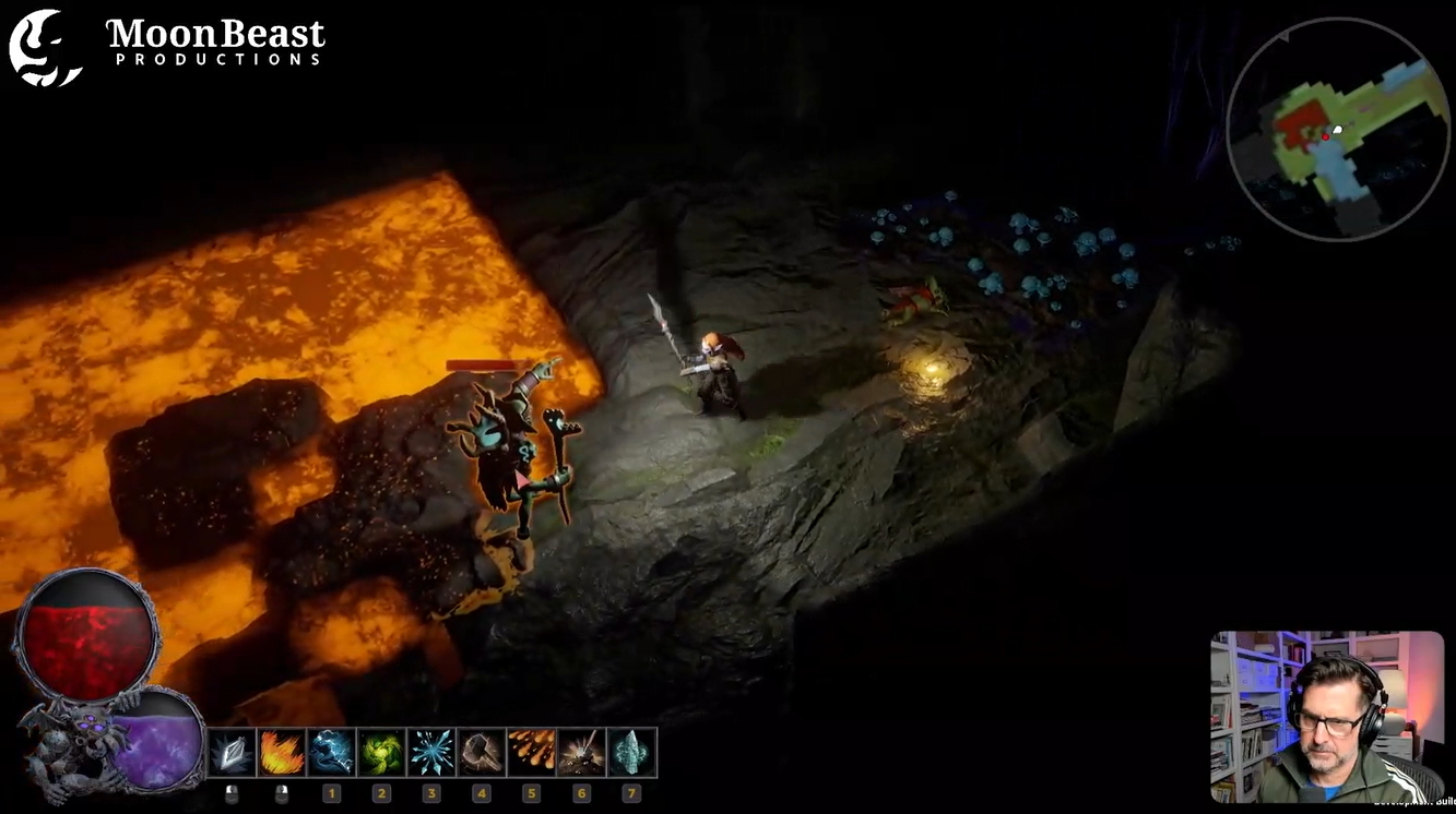 Moon Beast 工作室延攬《暗黑破壞神》創作者 Erich Schaefer 加入後 首度公布新作畫面 - 巴哈姆特