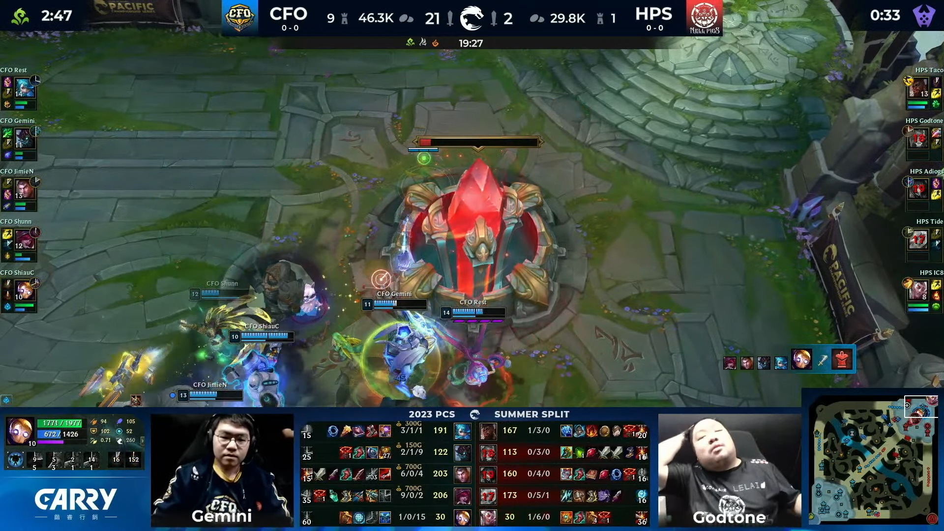 《英雄聯盟》PCS 夏季賽開戰！統神 GODTONE 職業聯賽初登場 遭 CFO 擊敗《League of Legends》 - 巴哈姆特