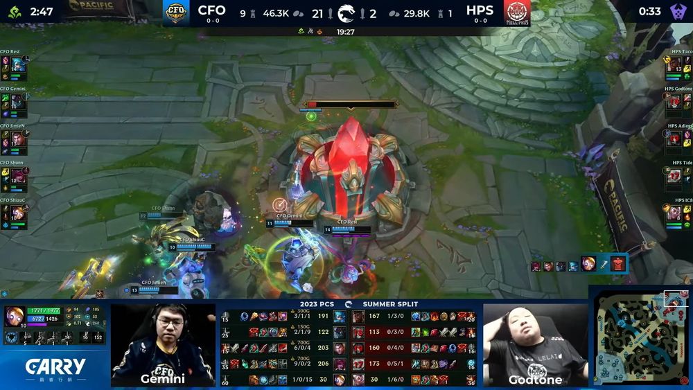 《英雄聯盟》PCS 夏季賽開戰！統神 GODTONE 職業聯賽初登場 遭 CFO 擊敗《League of Legends》 - 巴哈姆特