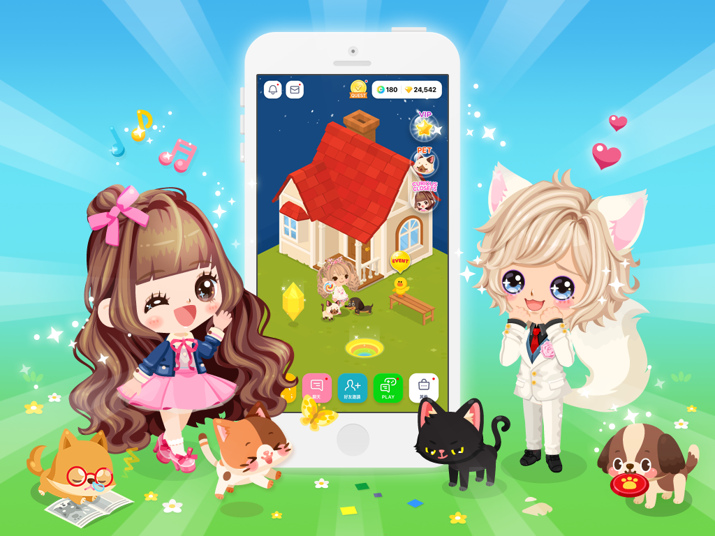 《LINE PLAY》實施 4.0 大規模改版 實裝寵物、VIP、變臉等系統《Line Play》 - 巴哈姆特