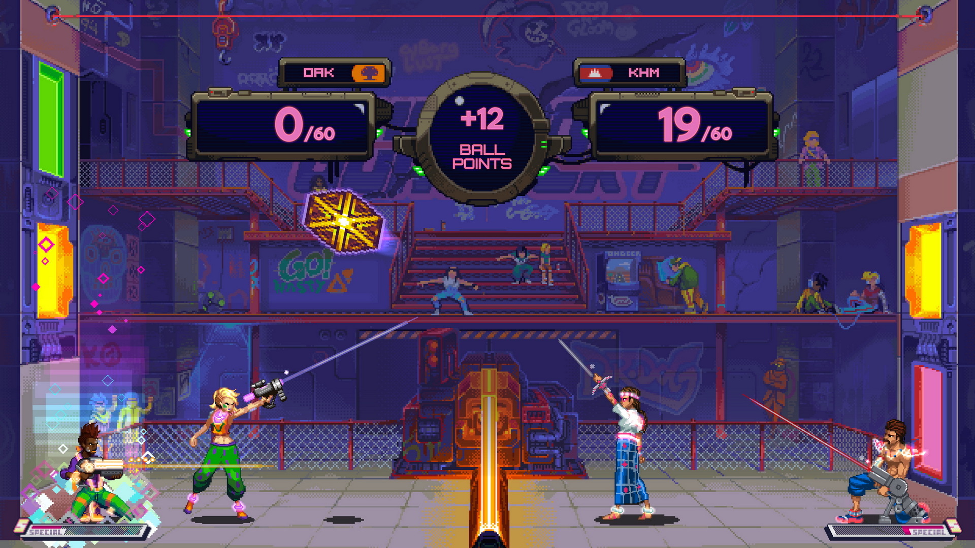 動作獨立遊戲《超能槍戰對決》上市 用槍射擊將排球打進對方領地！《Hyper Gunsport》 - 巴哈姆特