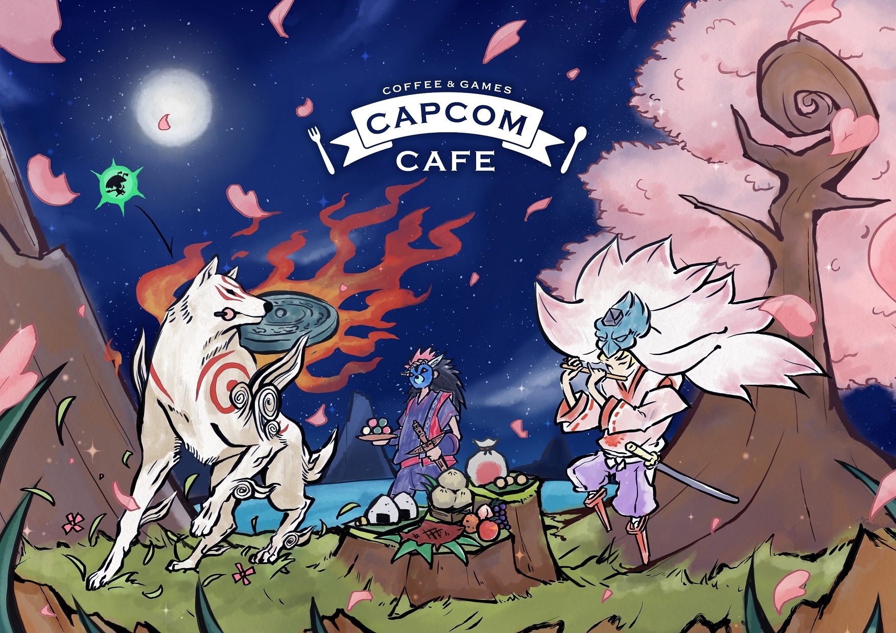 Capcom 咖啡廳《大神》合作活動 6 月 4 日開跑 除了可愛新菜單還有復刻飲料 - 巴哈姆特