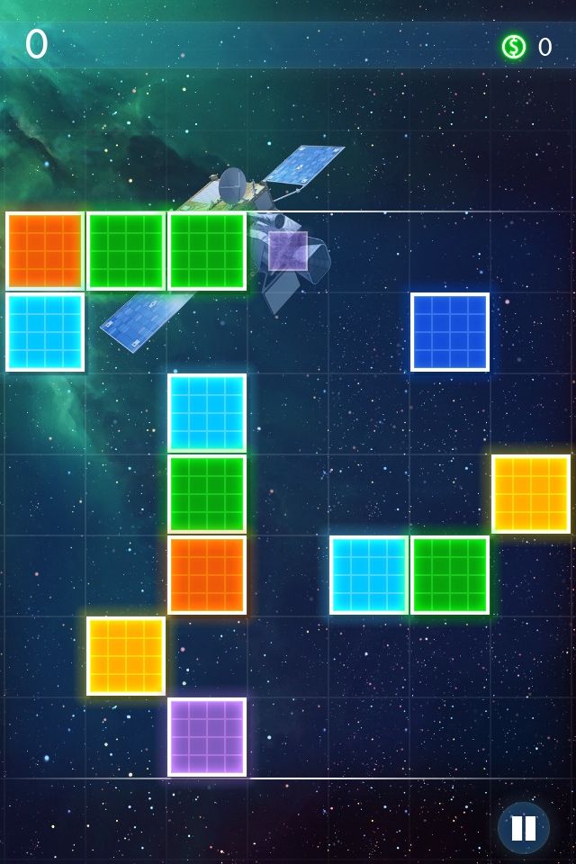 【試玩】益智遊戲《Space Breaker》介紹 簡單俐落的消除所有方塊《Space Breaker》 - 巴哈姆特