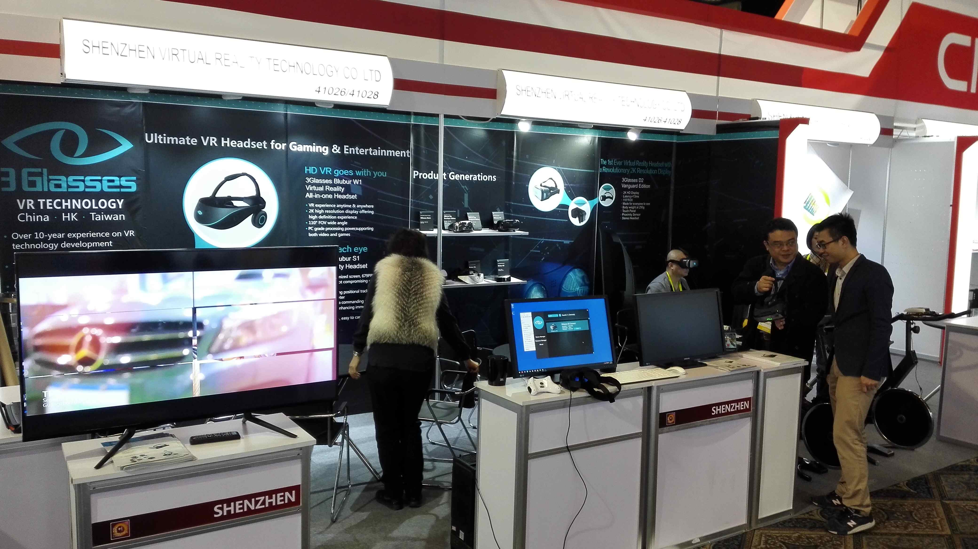 3Glasses 於 CES 展示新一代虛擬實境頭盔產品 開放數款遊戲搶先體驗 - 巴哈姆特