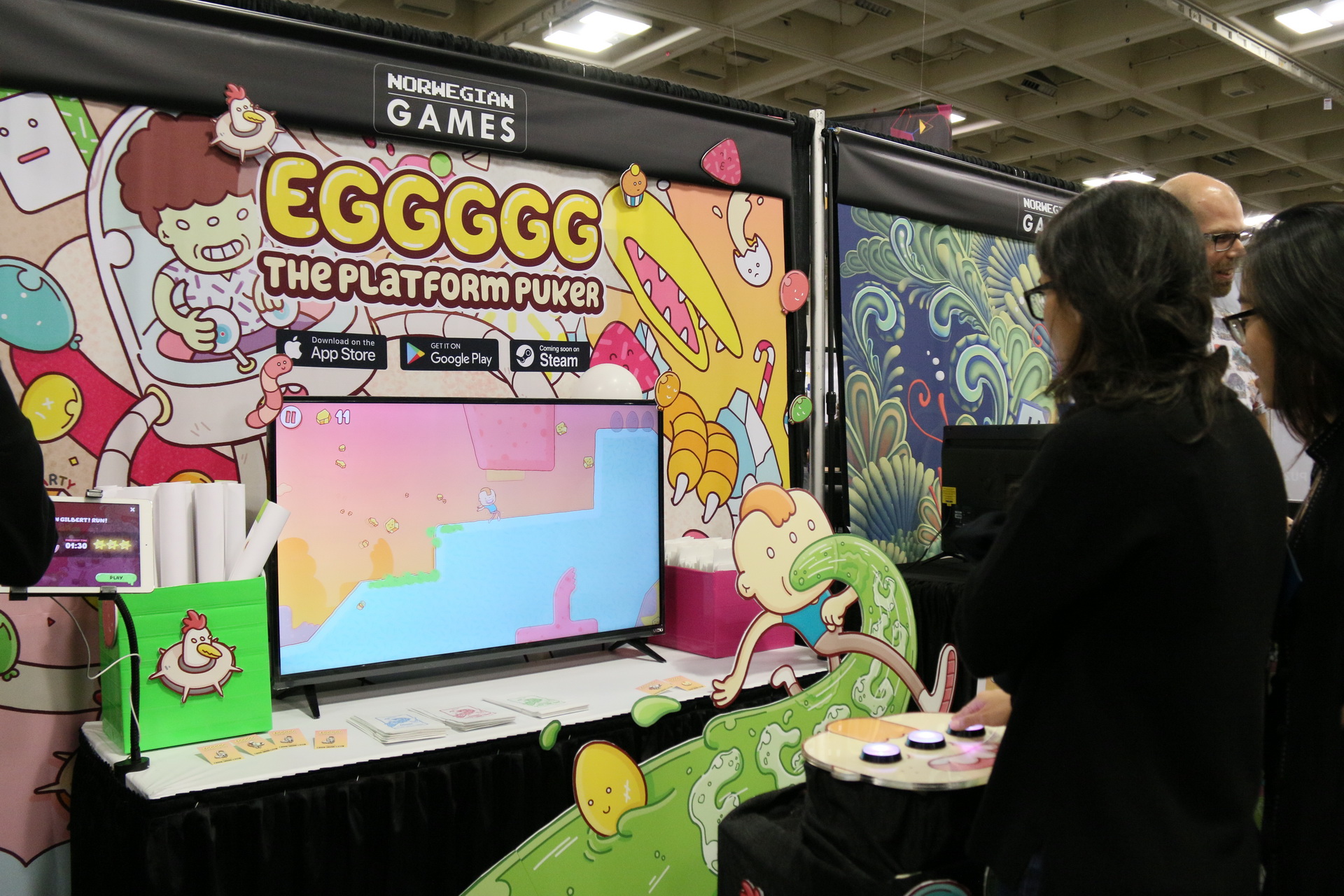 【GDC 17】手機遊戲《Eggggg》將登上 PC 平台 依靠嘔吐物移動的冒險遊戲《Eggggg - The platform puker ...