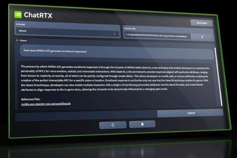 NVIDIA AI 聊天機器人「ChatRTX」推出更新 支援更多大型語言模型與影像辨識 - 巴哈姆特