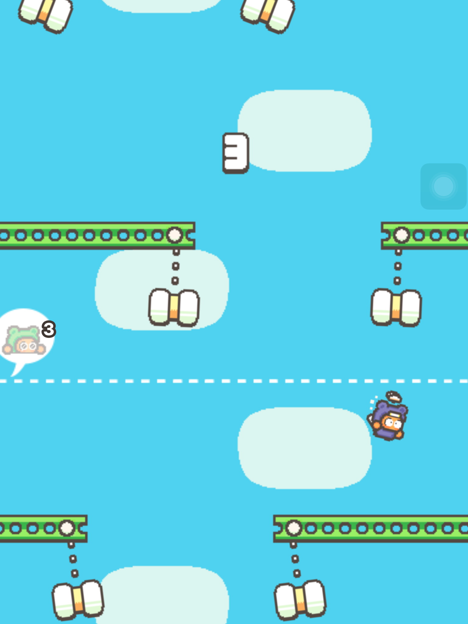 【試玩】《Flappy Bird》作者最新作 超高難度遊戲《Swing Copters 2》介紹 - 巴哈姆特