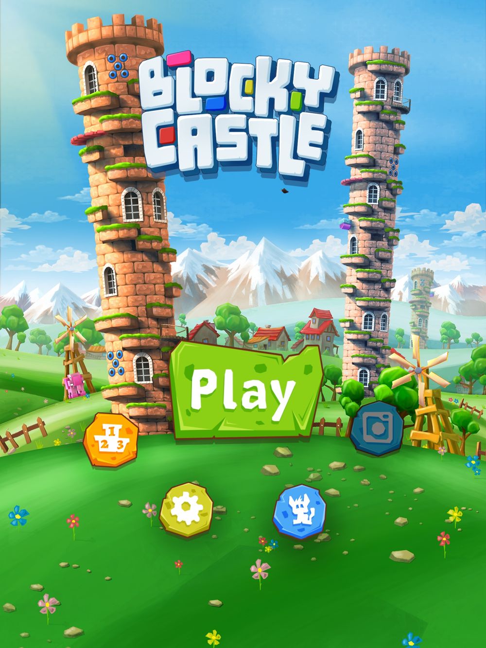 【試玩】小品遊戲《Blocky Castle》介紹 設法穿過重重機關抵達最高點！《Blocky Castle》 - 巴哈姆特