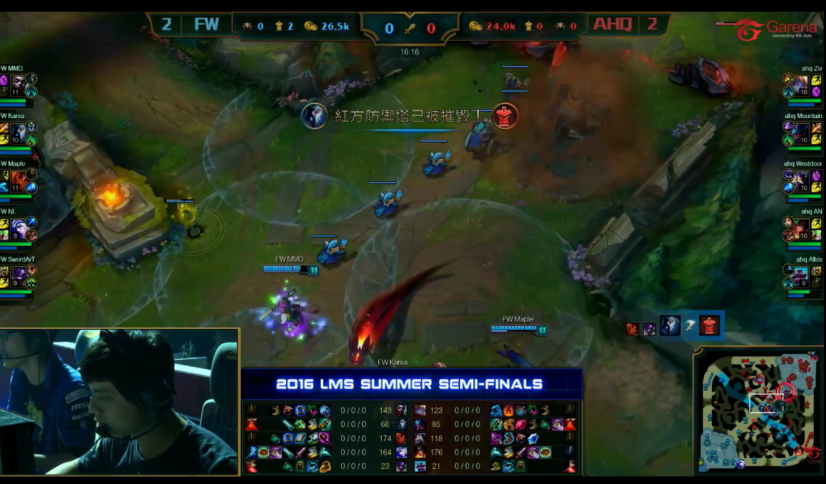 《英雄聯盟》LMS 夏季季後賽第二天賽事 FW 閃電狼讓二追三取勝 21 日出戰 JTeam《League of Legends》 - 巴哈姆特