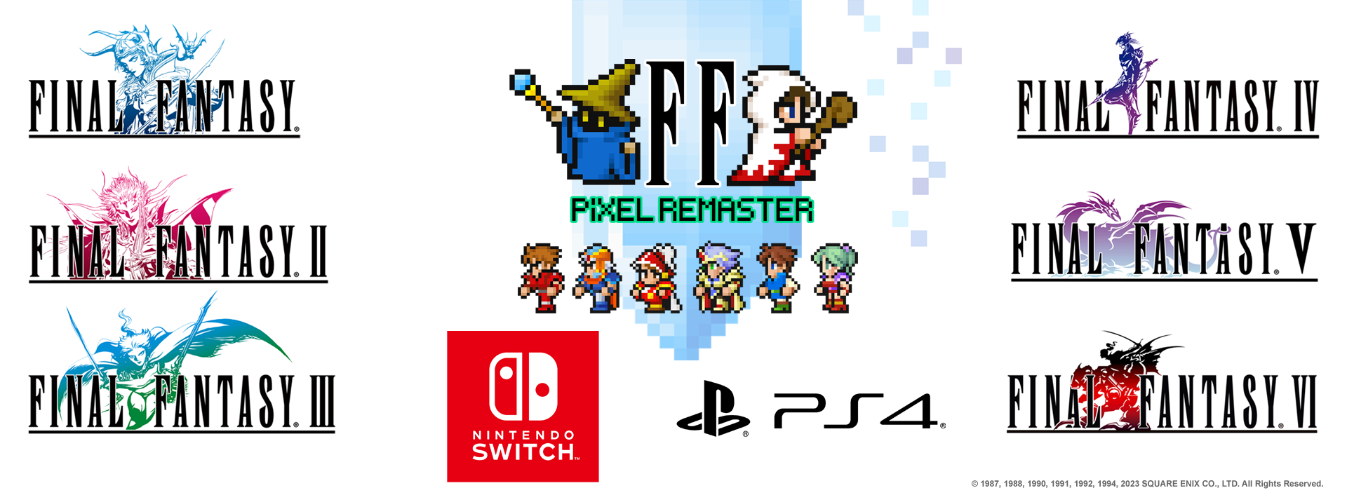 《Final Fantasy 像素複刻版》Switch / PS4 版發售 公開「FF35 週年特別對談 前篇」《ファイナルファンタジーI-VI コレクション》 - 巴哈姆特