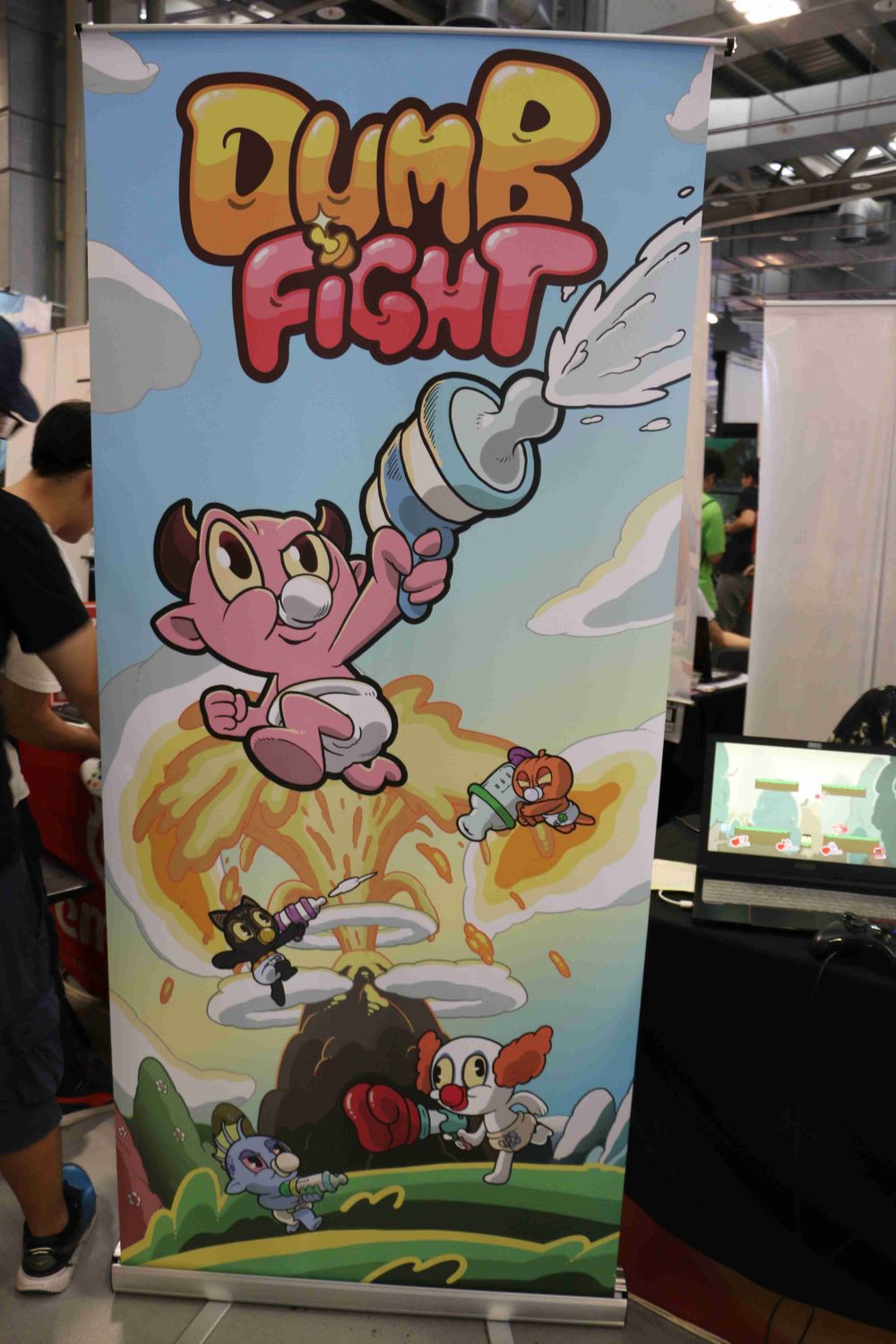 【SGS 19】多人派對遊戲《DUMB FIGHT》參展 運用地形及武器將敵人擊出場外《DUMB FIGHT》 - 巴哈姆特