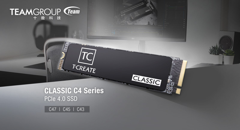 十銓發表新 T-CREATE CLASSIC C4 Series PCIe 4.0 SSD 提供多種規格容量供玩家選擇 - 巴哈姆特