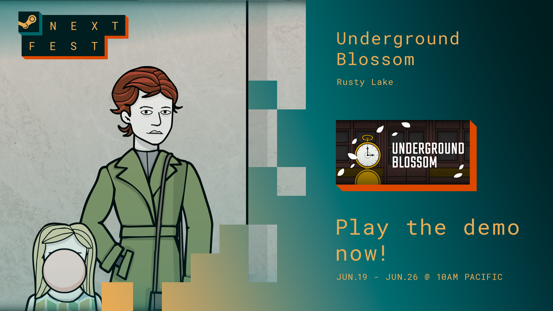 《鏽湖旅館》團隊冒險新作《Underground Blossom》PC 試玩版開放免費體驗《Underground Blossom》 - 巴哈姆特