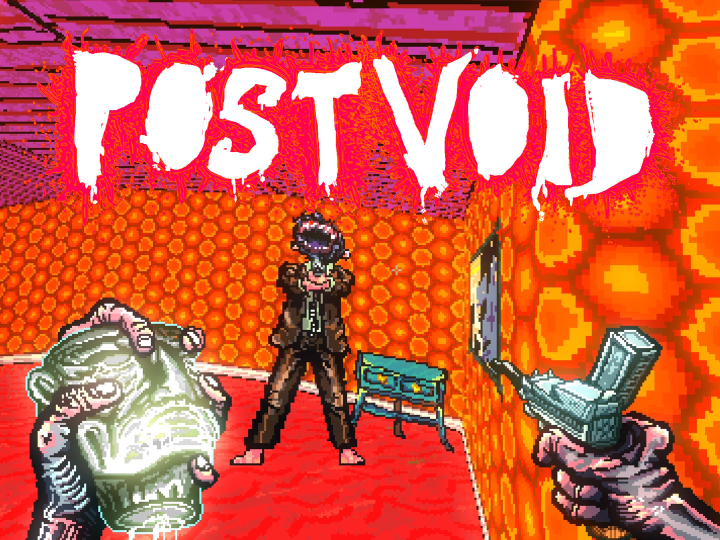 異色復古風第一人稱射擊遊戲《Post Void》Switch 繁體中文版今日正式上架 - 巴哈姆特