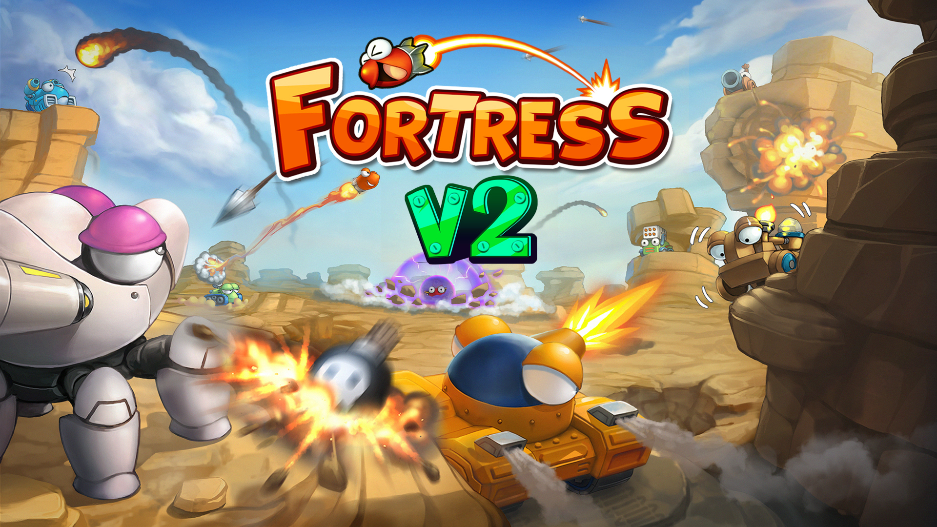 多人坦克射擊遊戲《瘋狂坦克 V2》轉為免費遊玩《Fortress V2》 - 巴哈姆特