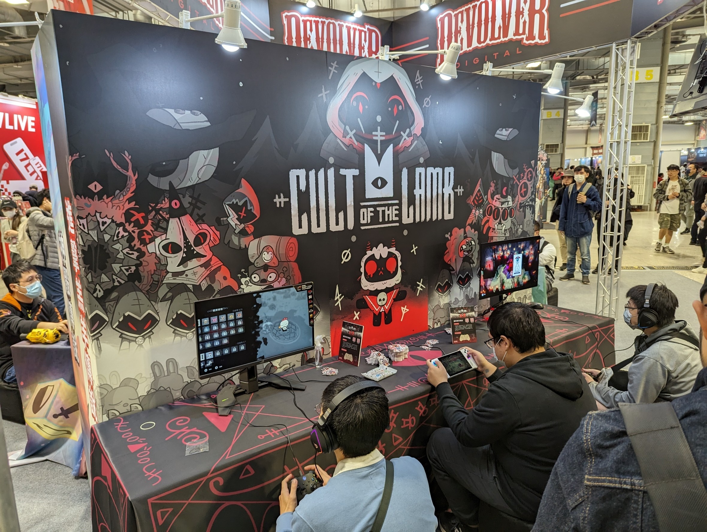 Devolver Digital 參戰 G-EIGHT 2023 以《進擊羔羊傳說》《電鑽少女》三款遊戲展望 2024 年《Cult of the Lamb》 - 巴哈姆特
