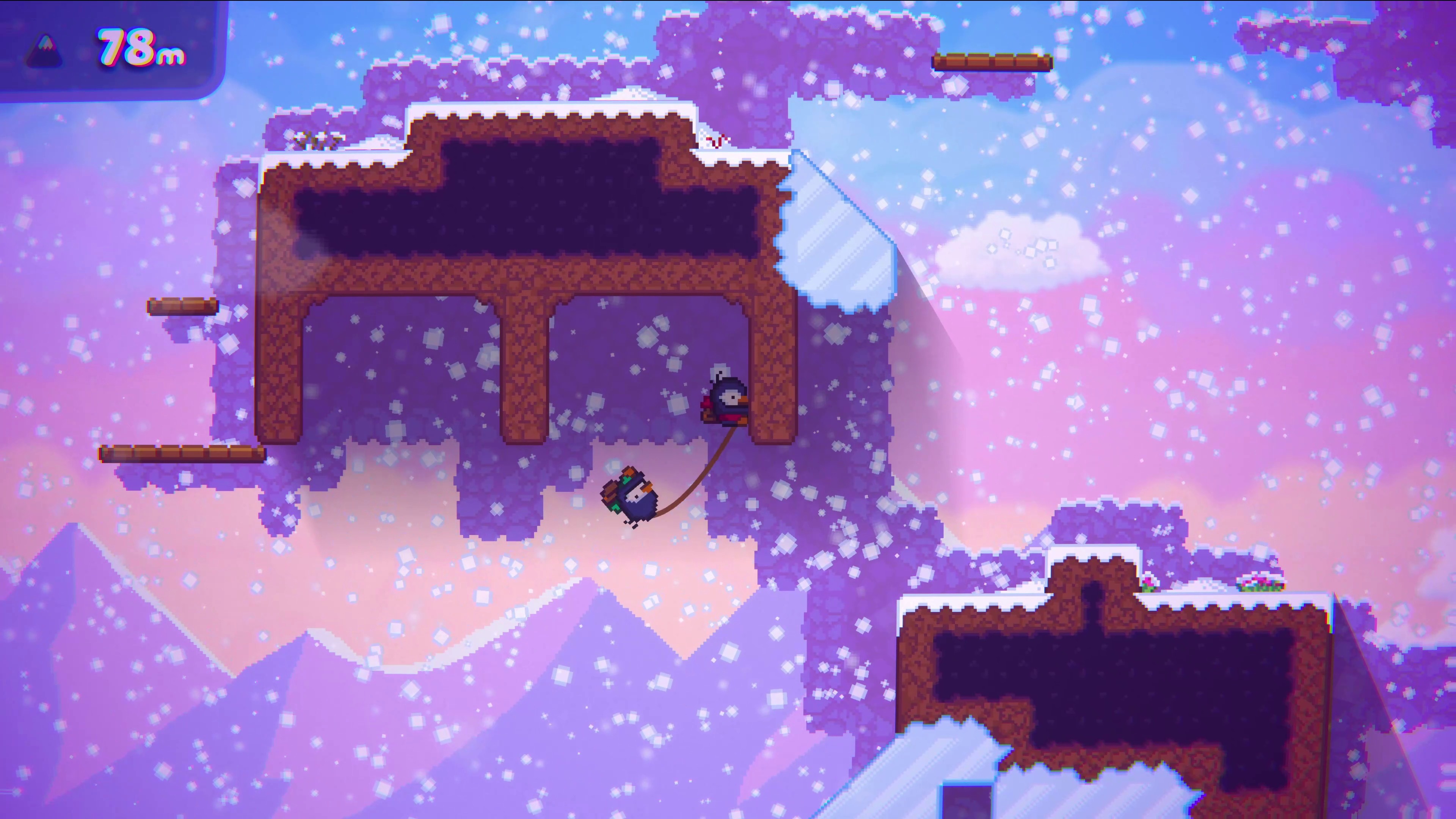 幫助小企鵝們登上最高峰！像素風格動作平台遊戲《布萊德 & 弗雷德》開放 Demo 試玩《Bread & Fred》 - 巴哈姆特