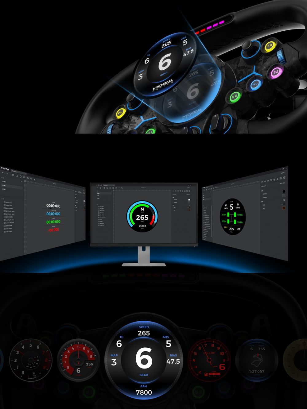 MOZA RACING 發表 MOZA Vision GS 模擬賽車方向盤 充分滿足駕駛需求 - 巴哈姆特