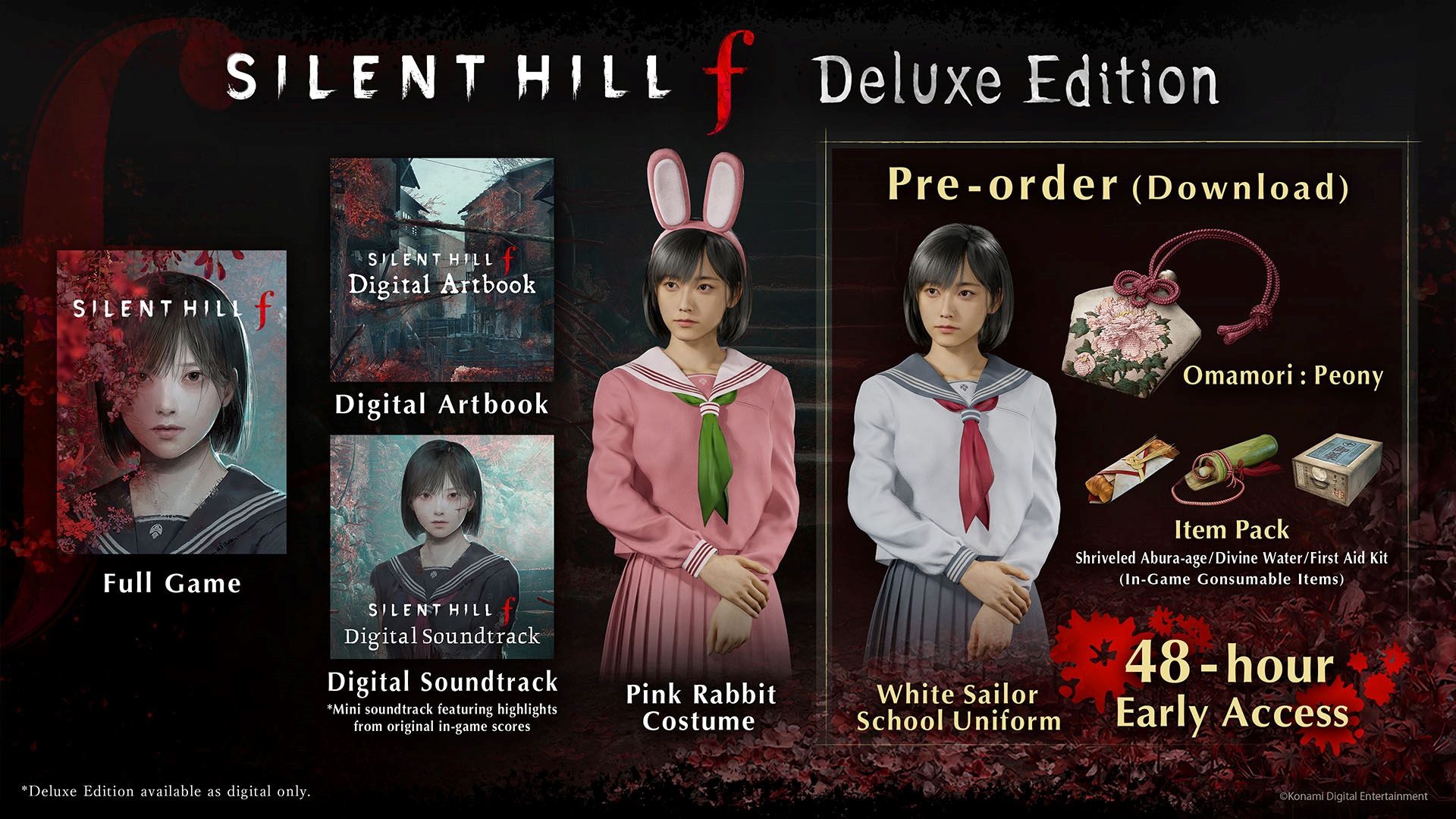 《沉默之丘 f》今日開放 Standard 標準版與 Deluxe Edition 豪華版預購《Silent Hill f》 - 巴哈姆特