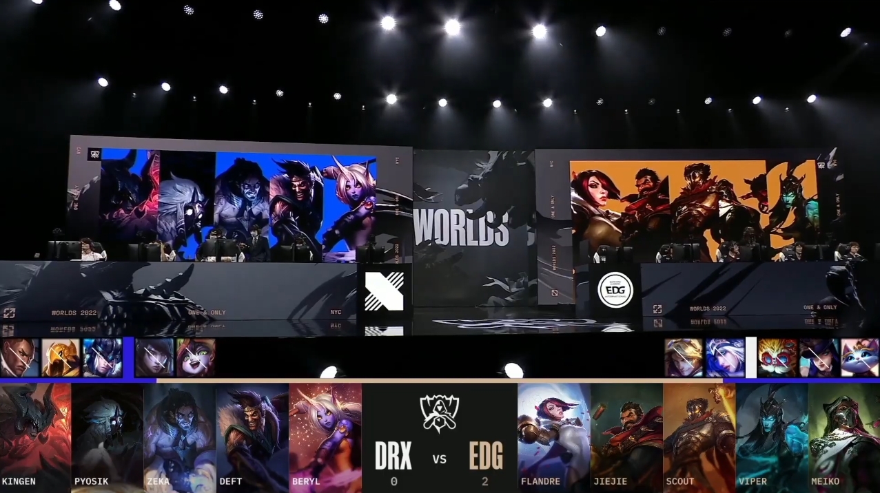 一血之差的逆轉！《英雄聯盟》2022 世界大賽八強賽 DRX 上演讓二追三擊敗 EDG 晉級《League of Legends》 - 巴哈姆特