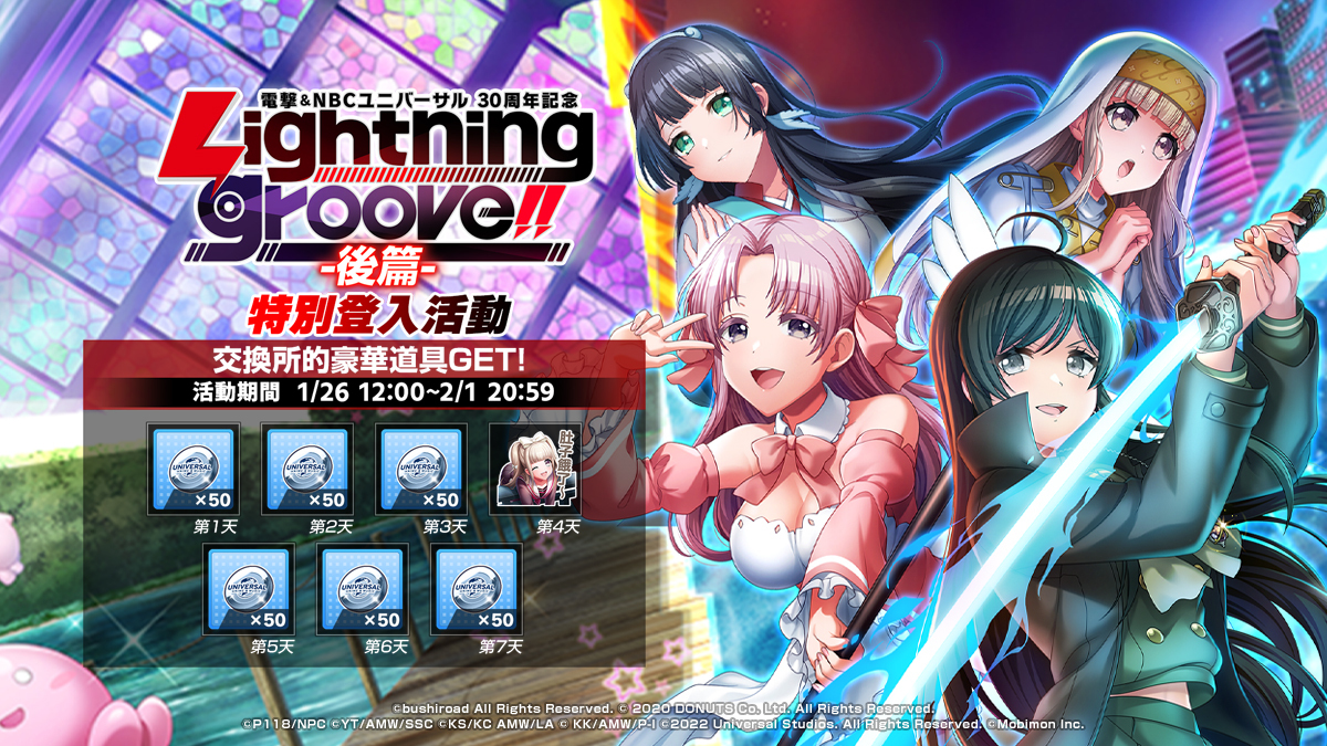 《D4DJ 電音派對》X《電撃 & NBCUniversal》連動後篇進行中《D4DJ Groovy Mix》 - 巴哈姆特