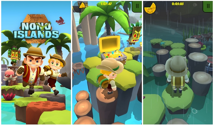 左閃右跳 在無人島上挖掘寶藏！3D 冒險新作《Nono Islands》推出 iOS 版 - 巴哈姆特