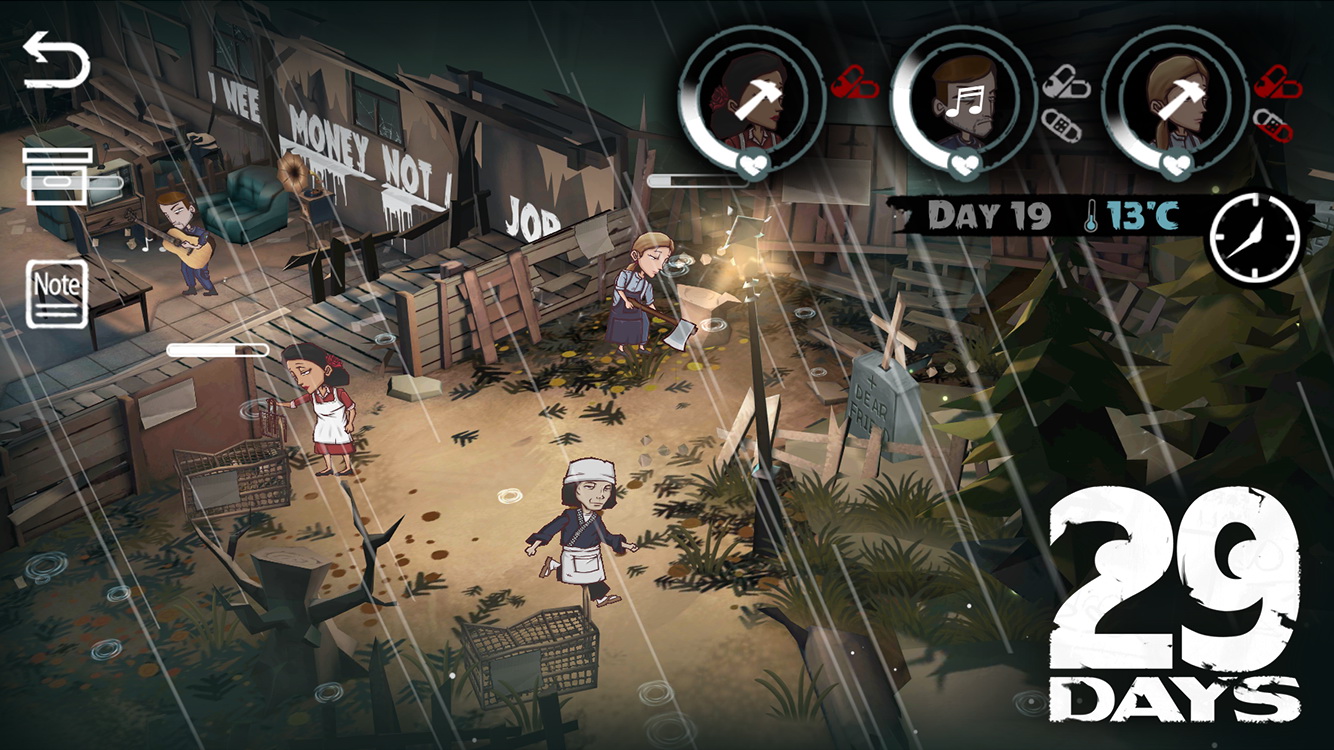 【TpGS 17】「回合制」冒險生存遊戲《29 Days》首次曝光 - 巴哈姆特