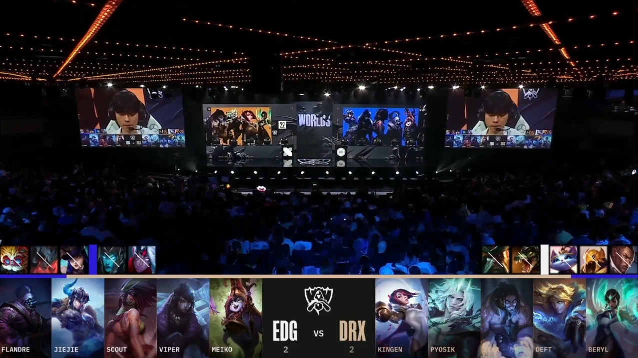 一血之差的逆轉！《英雄聯盟》2022 世界大賽八強賽 DRX 上演讓二追三擊敗 EDG 晉級《League of Legends》 - 巴哈姆特