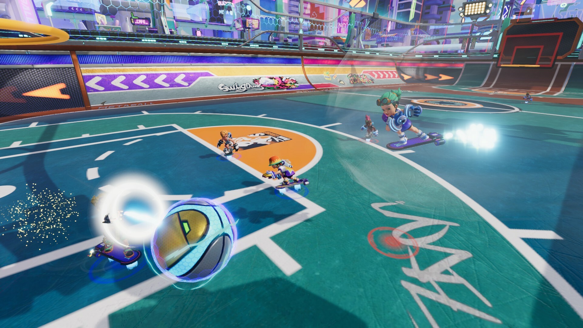 跨平台 3v3 球類競技免費遊戲《黏黏籃球》推出正式版《Metaball》 - 巴哈姆特