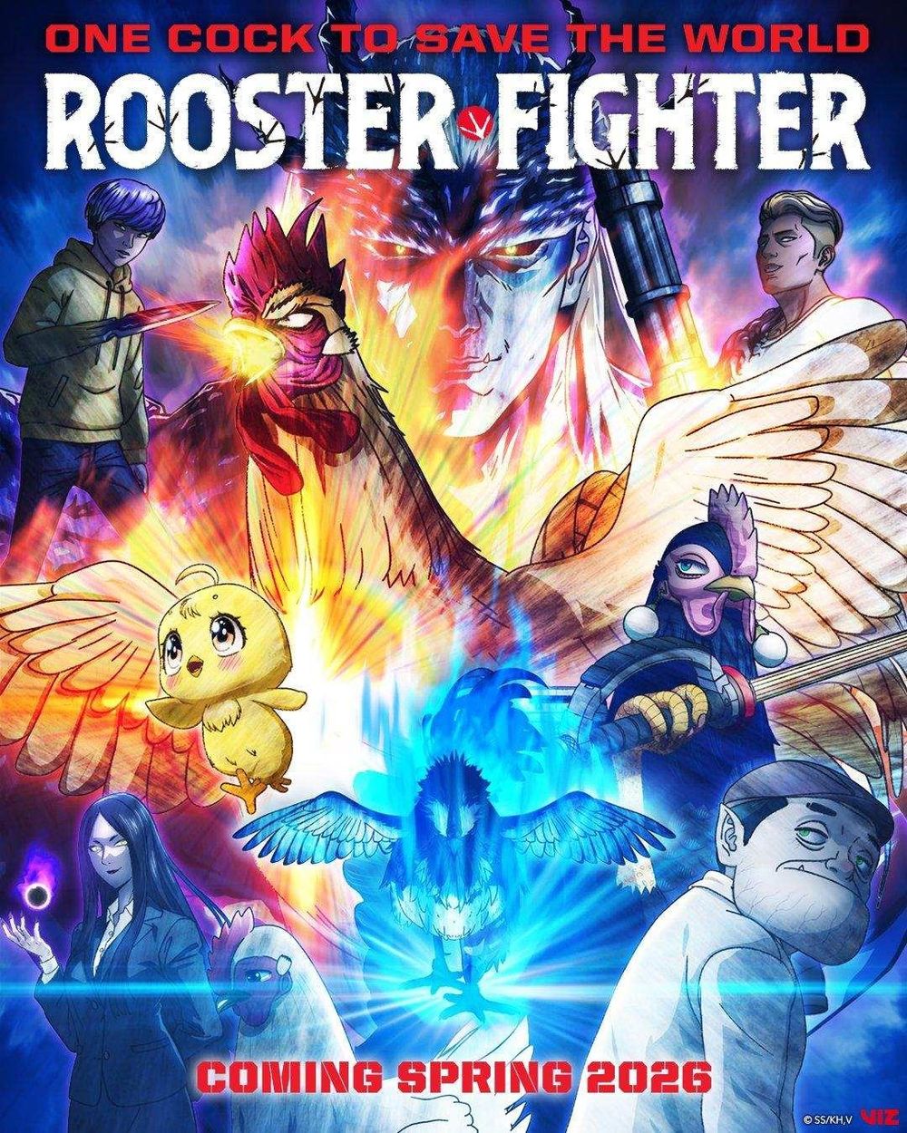 《ROOSTER FIGHTER》動畫釋出新視覺圖及第二波宣傳影片 2026 年 4 月開播《Rooster Fighter》 - 巴哈姆特
