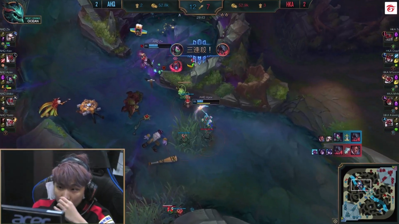 《英雄聯盟》2019 LMS 夏季季後賽 ahq 以 3:2 擊敗 HKA 將與 JT 爭奪世界大賽第一種子《League of Legends》 - 巴哈姆特