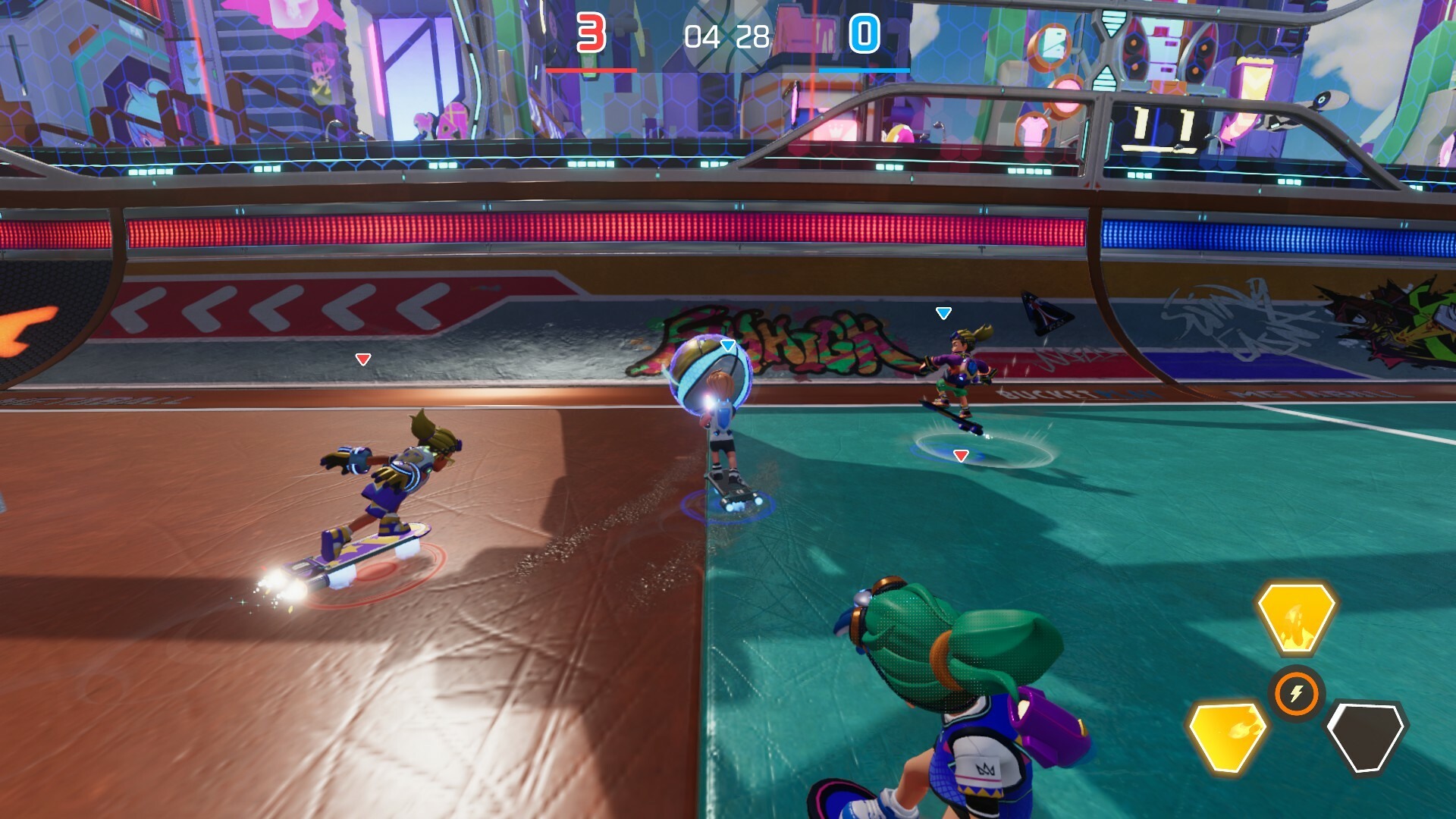 跨平台 3v3 球類競技免費遊戲《黏黏籃球》推出正式版《Metaball》 - 巴哈姆特