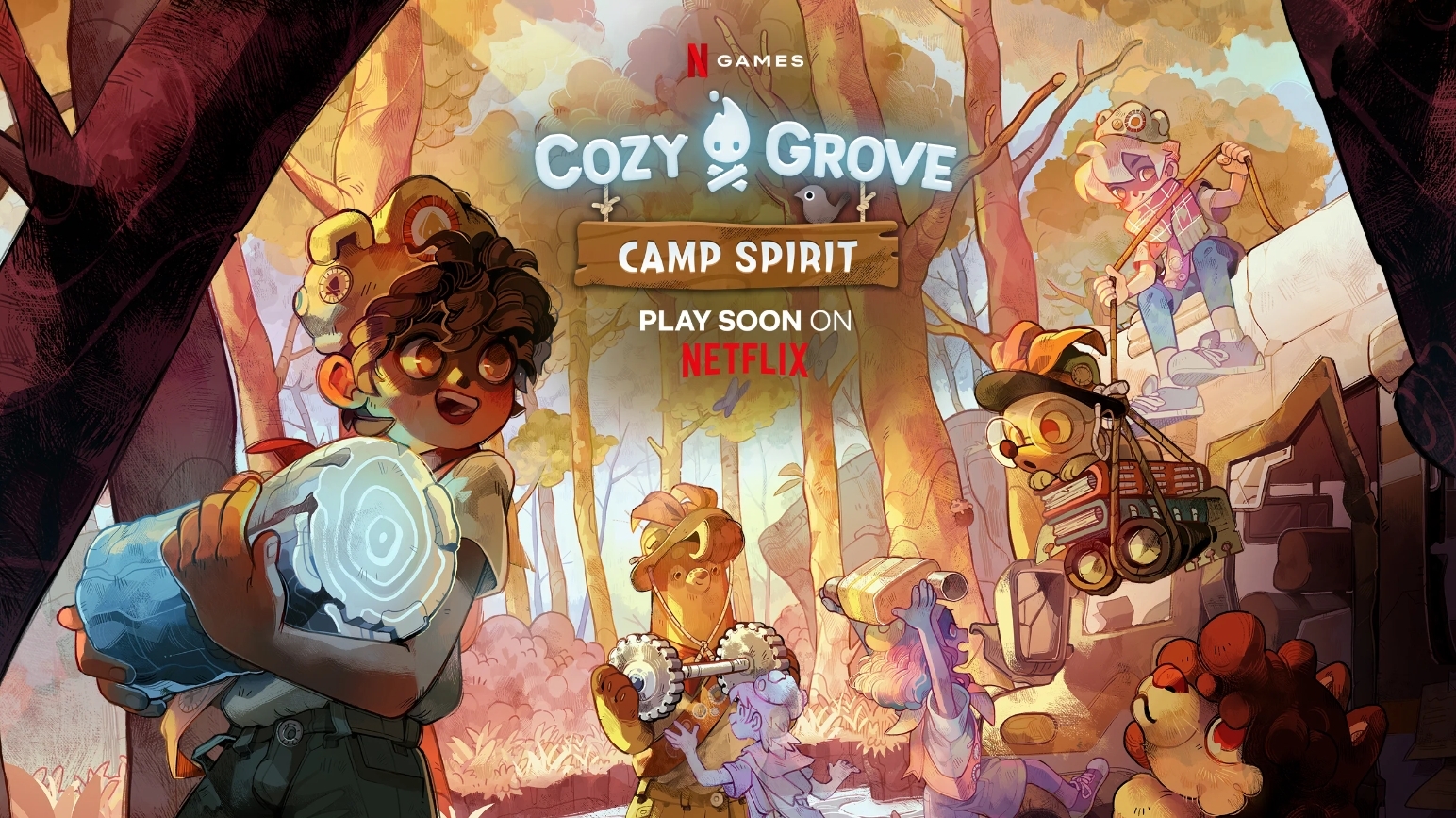 《Cozy Grove：靈魂營地》於雙平台推出 在令人舒暢的島上好好放鬆一下《Cozy Grove》 - 巴哈姆特