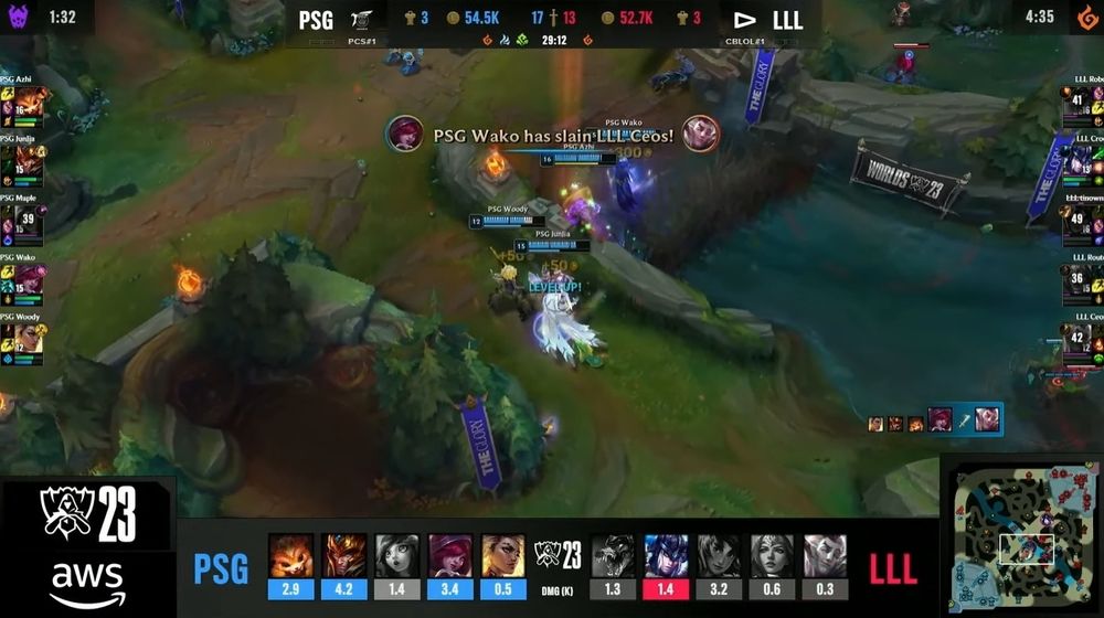 《英雄聯盟》2023 世界大賽入圍賽第三天 PCS 隊伍 PSG 以 2:0 擊敗巴西 LLL、位居小組第一《League of Legends》 - 巴哈姆特