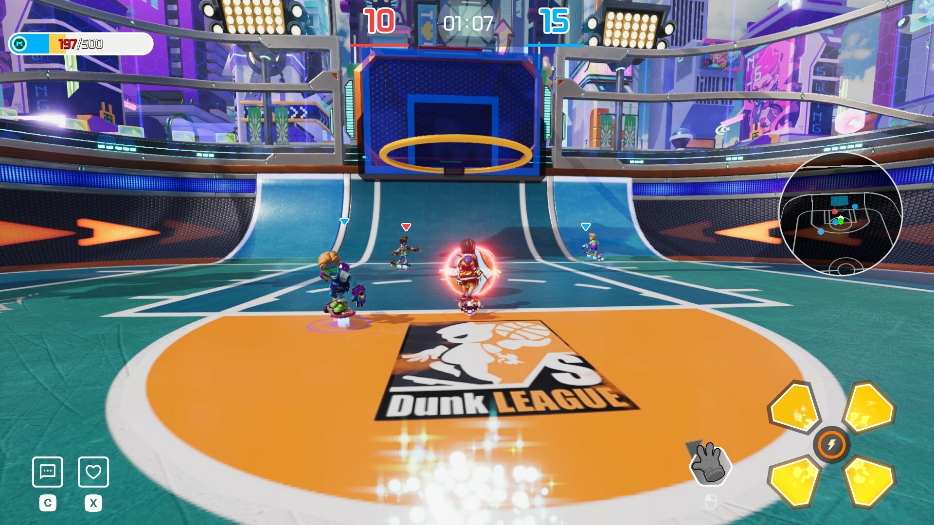 跨平台 3v3 球類競技免費遊戲《黏黏籃球》推出正式版《Metaball》 - 巴哈姆特